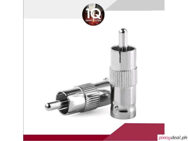 BNC Female to RCA Male Coax Cable Connector Adapter F/M Couple for CCTV Mandaluyong ...