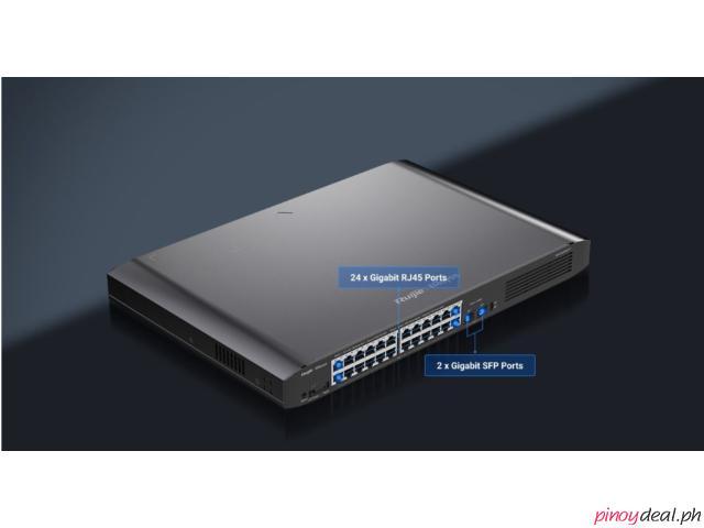 Ruijie Reyee RG-ES226GC-P 26Port Gigabit Smart Cloud Managed PoE Switch ...
