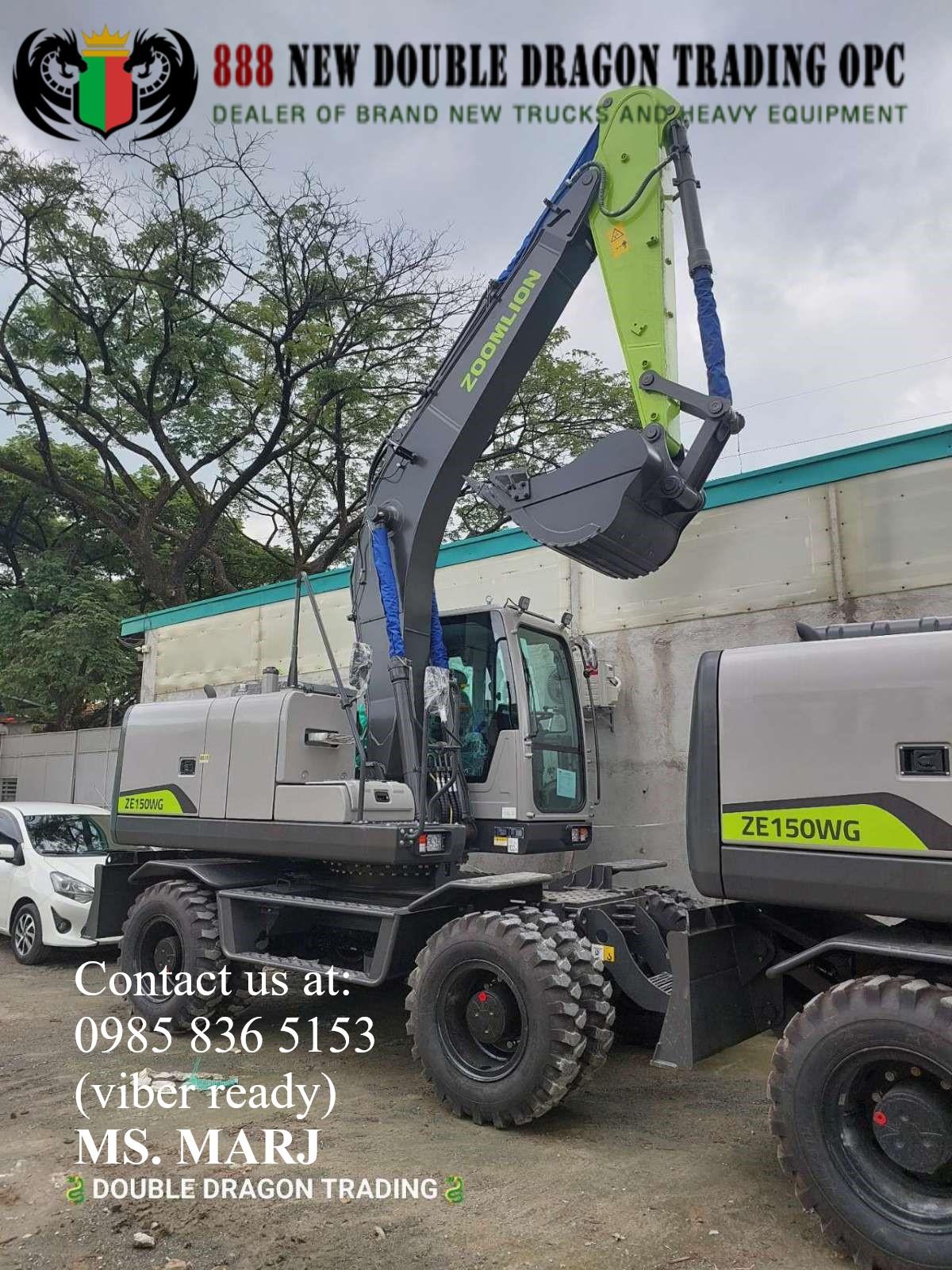 --ZOOMLION ZE150WG WHEEL TYPE BACKHOE EXCAVATOR 0.45CBM-0.5CBM ...