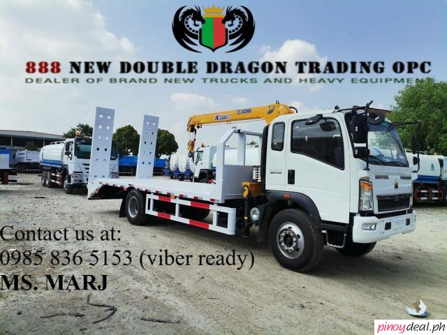 --SINOTRUK SELF LOADING WITH BOOM HOMAN H3 6W 160HP 4X2 EURO2 3.2 T ...