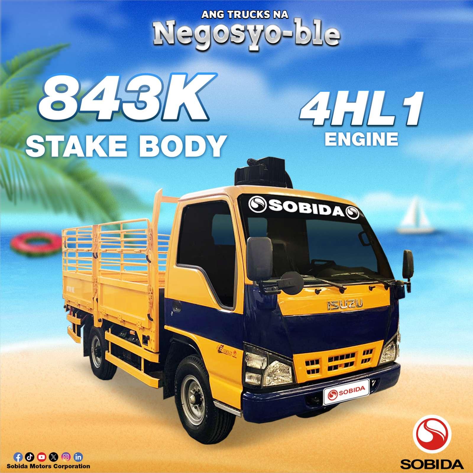 Sobida isuzu elf nkr 4HL1 surplus dropside with stake body Manila ...