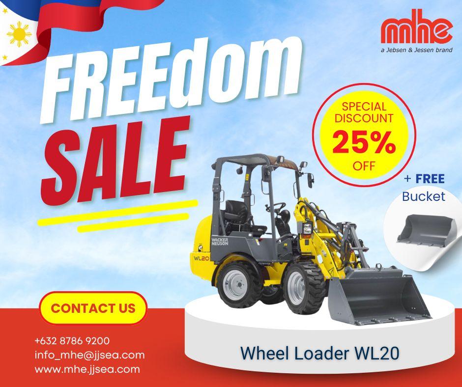 MHE FREEDOM Sale: Wheel Loader WL20 Parañaque - Philippines Buy and ...