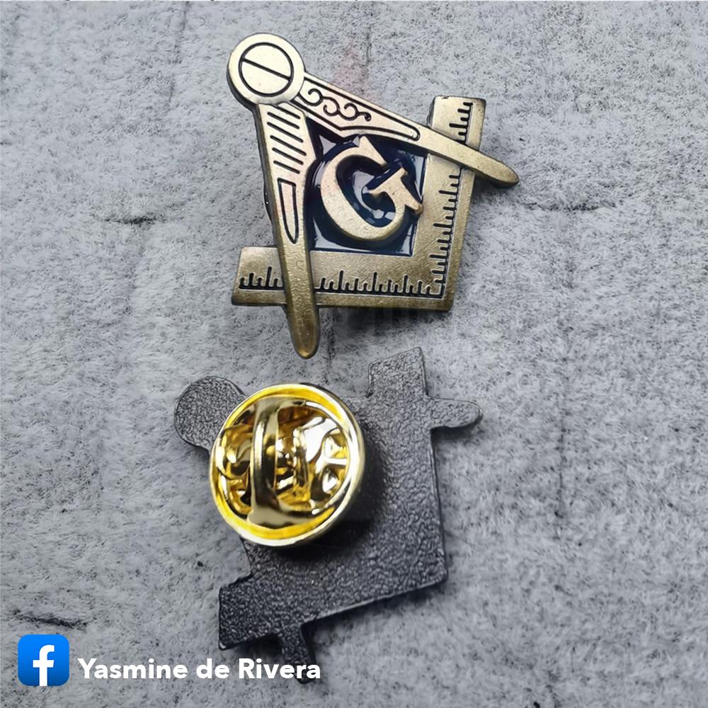 Square & Compass - Free & Accepted Masons Emblem Pin Metal ...