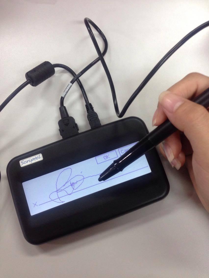 signature pad- ST1551 EasyScript Device Interface San Pedro ...