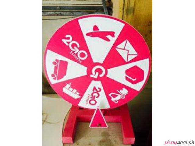 ROLETA SPIN WHEEL ROULETTE GAME WITH STAND AND TABLE TOP FABRICATOR ...