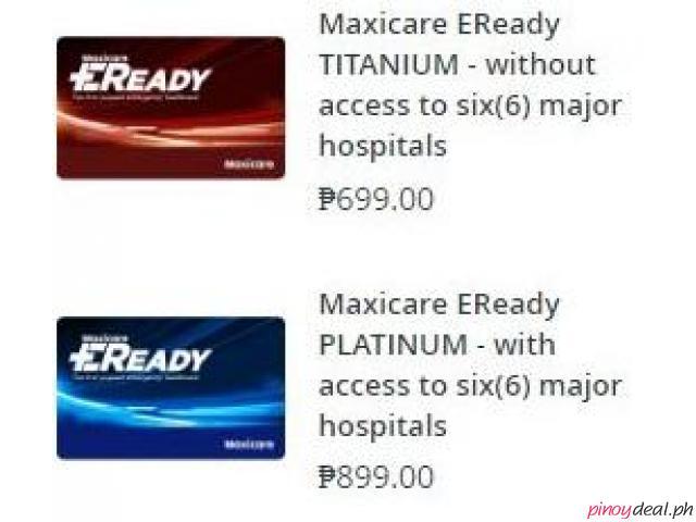 Maxicare Prepaid Health Card - EReady Titanum/ Platinum Malabon ...